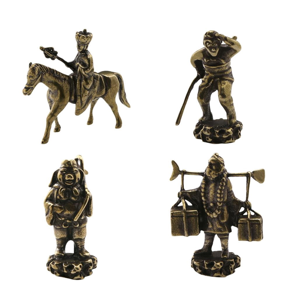 wnpxqnt Monkey King Master and Apprentice Ornament Tea Pet Desktop ...