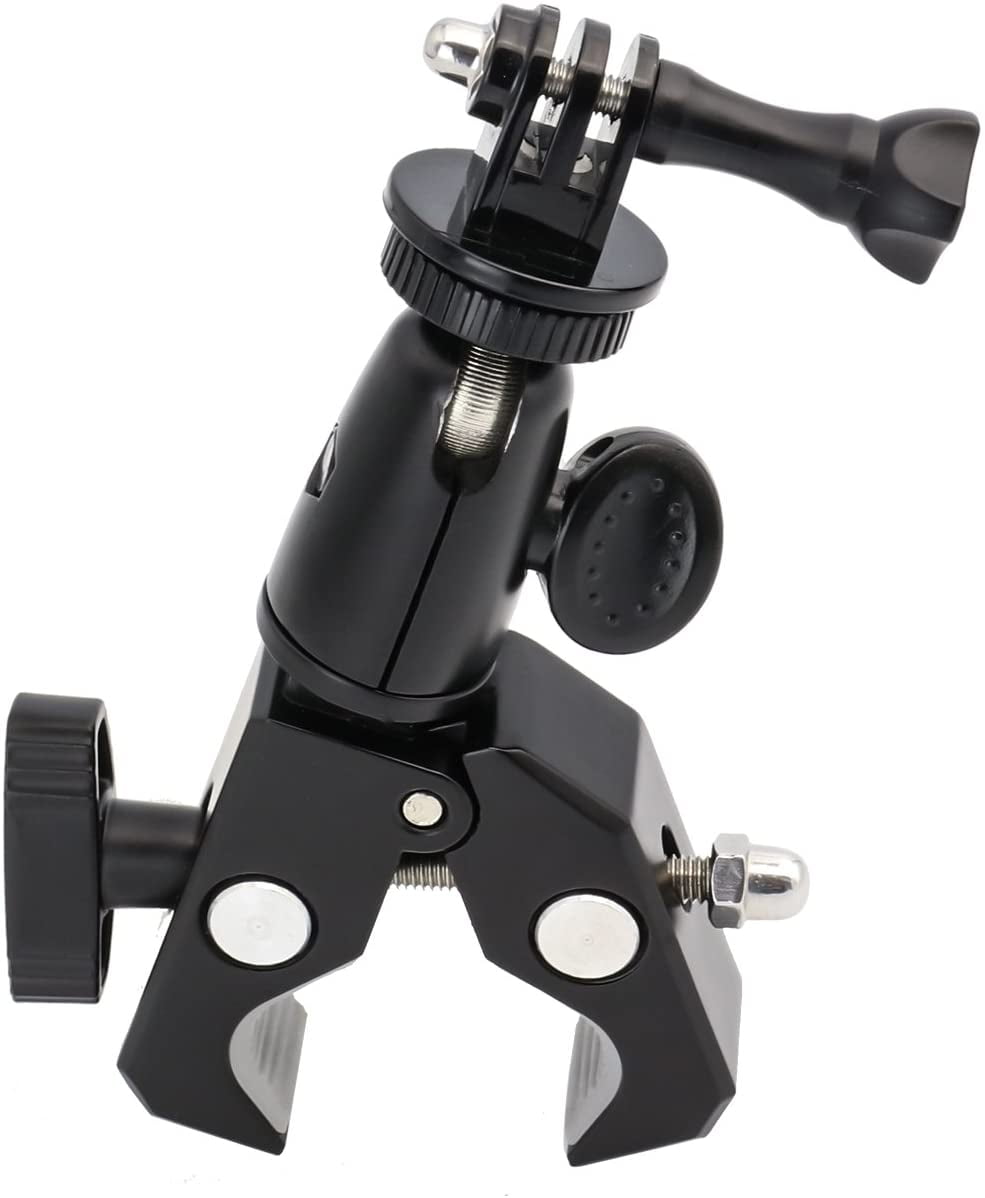 woleyi Bicycle Handlebar Camera Mount Heavy Duty Aluminum 360 Degree ...