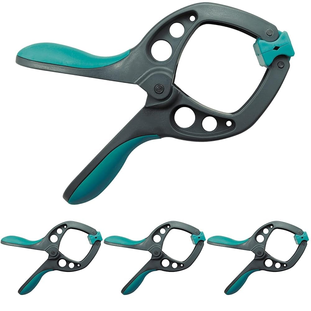 wolfcraft FZ 60 Spring Clamp I 3631000 I Versatile aid for Hobbies and Repair tasks (Pack of 4 ...