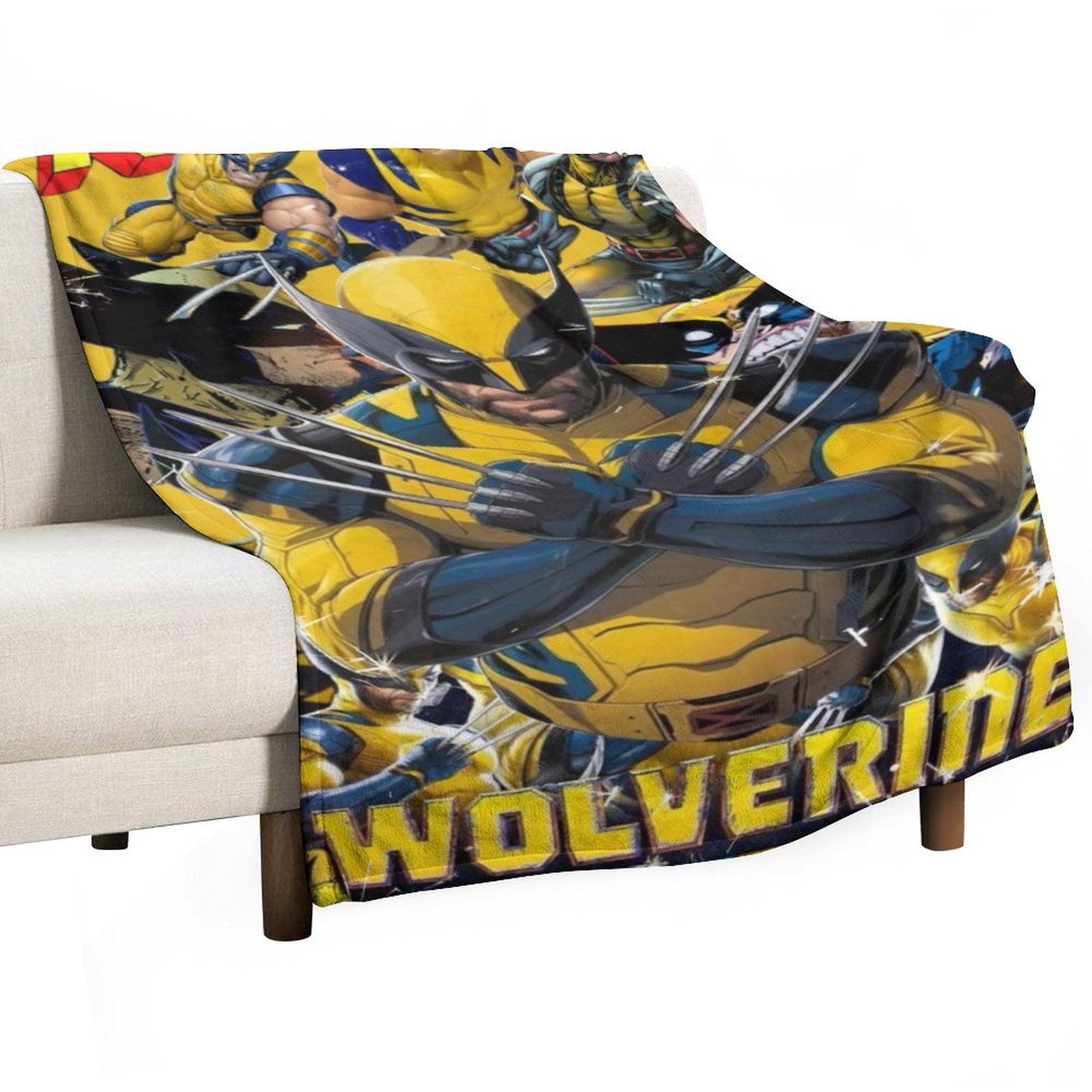 wolverine costume Blanket Cartoon Throw Blanket Ultra Soft Blanket for ...