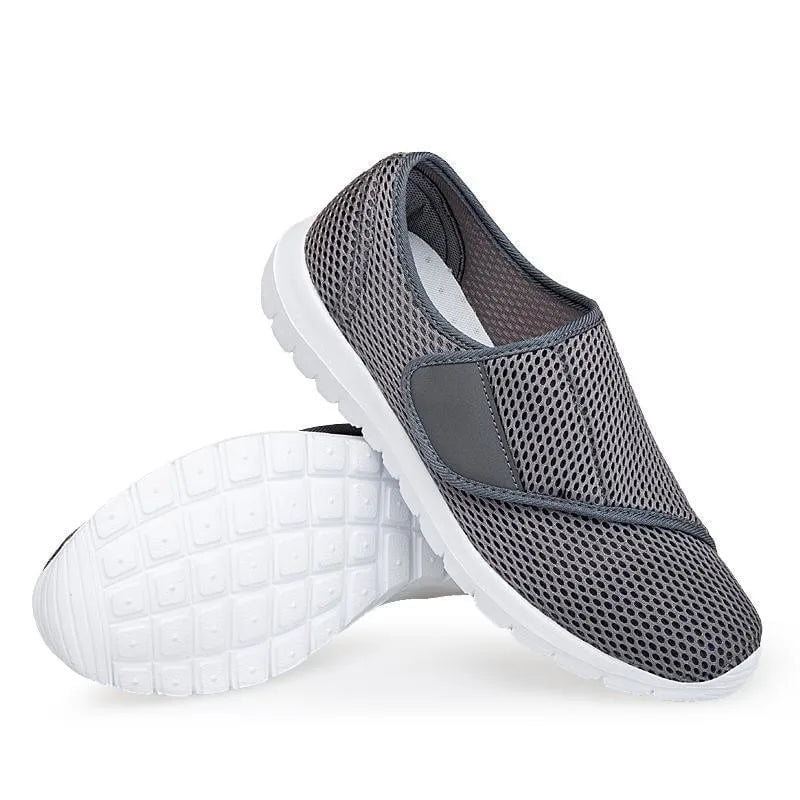 women's adjustable fat and wide casual shoes elderly foot swelling ...