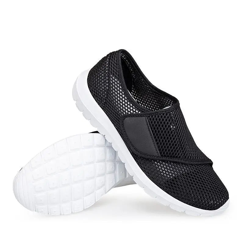 women's adjustable fat and wide casual shoes elderly foot swelling ...