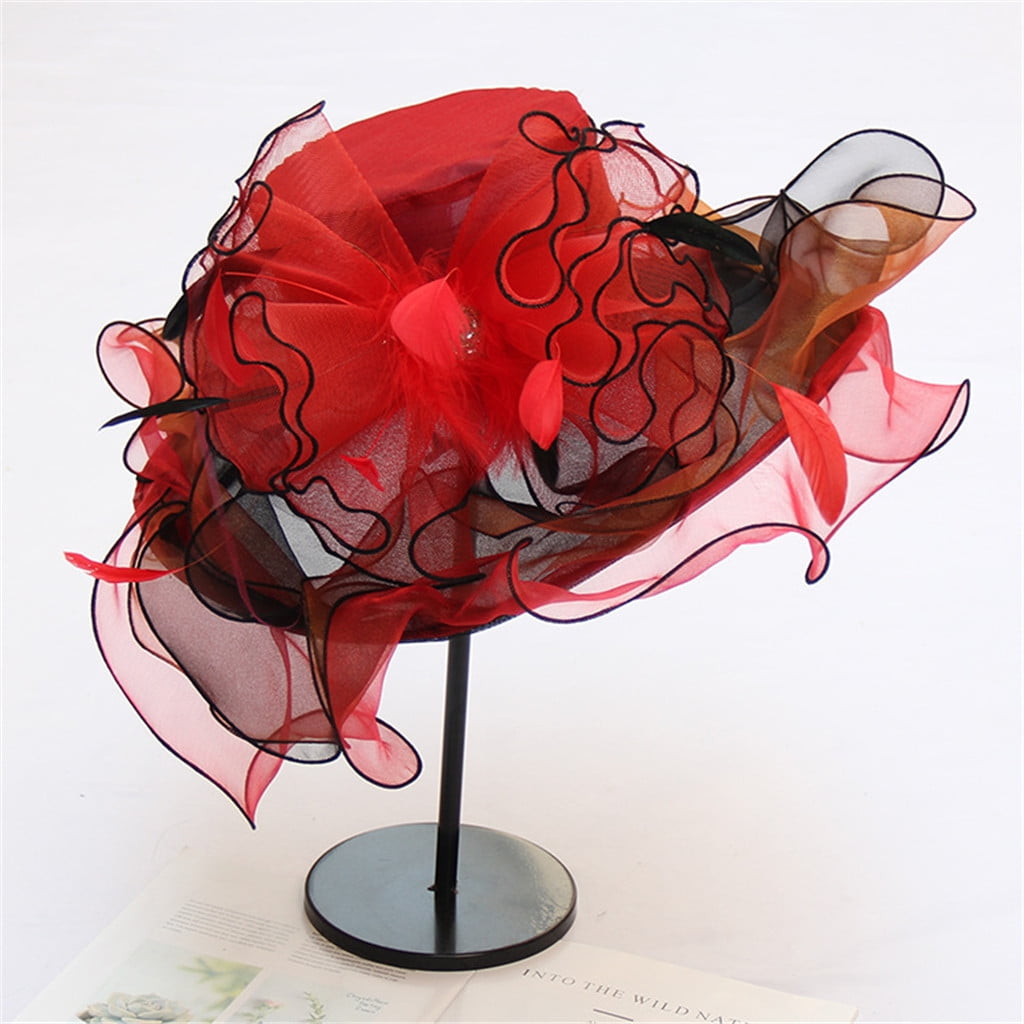 women's derby fascinator cap kentucky tea party wedding hat - Walmart.com