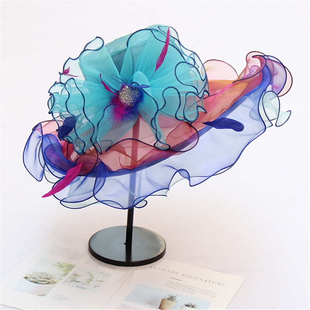 women's derby fascinator cap kentucky tea party wedding hat - Walmart.com