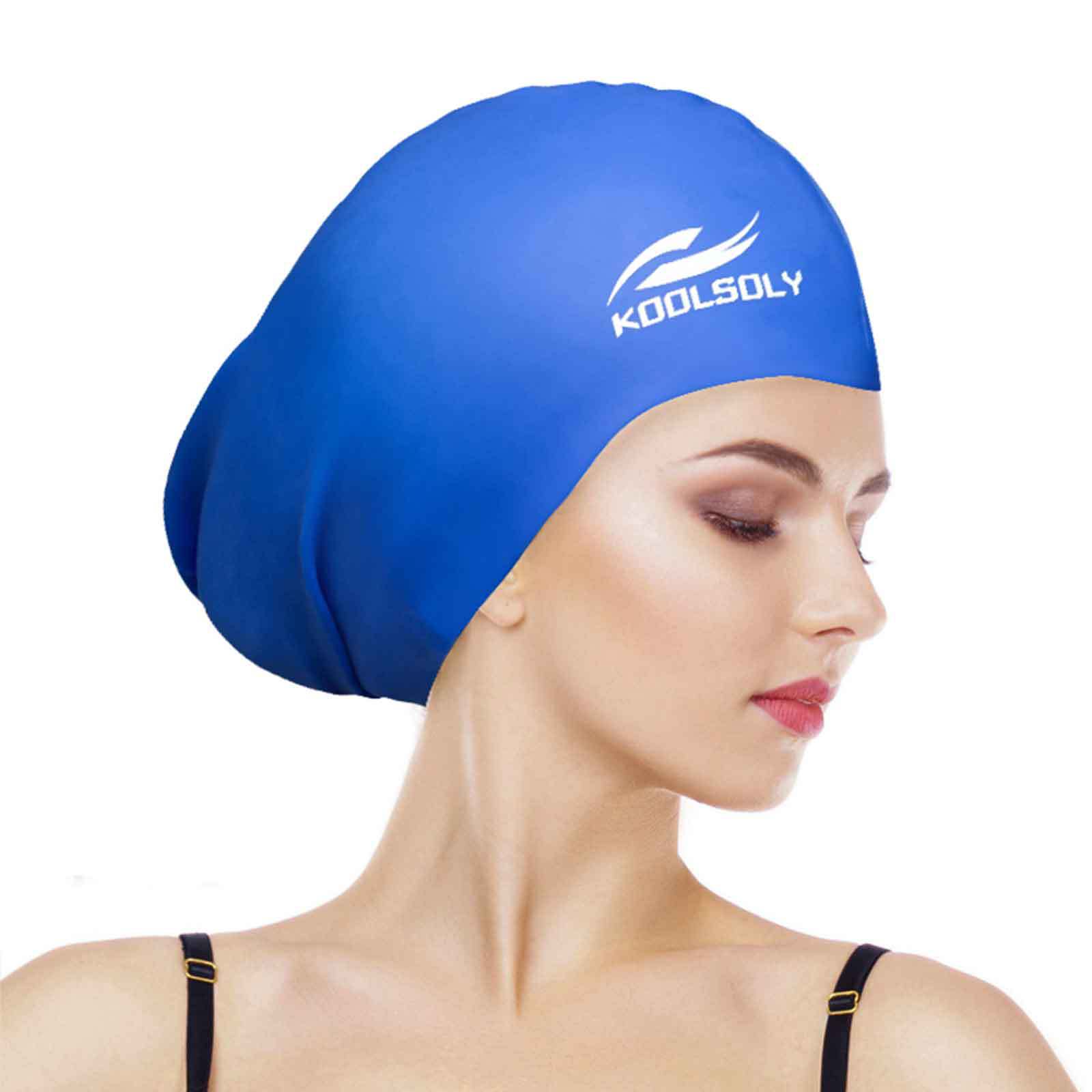 Beemo Floral Petal Swim Cap for Women – Retro Style Vintage Bathing Cap ...