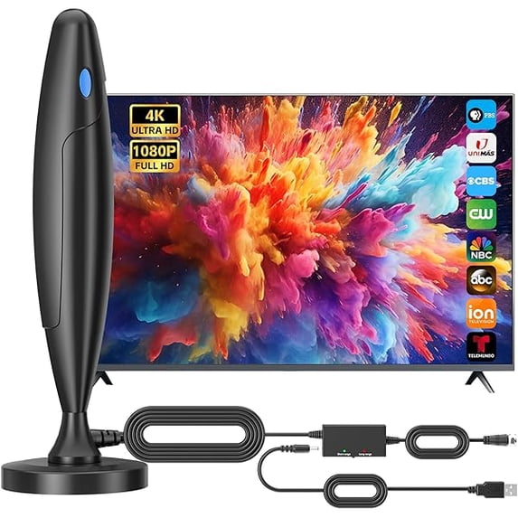 wonima01 TV Antenna for Smart TV Indoor, Digital Antenna for Local ...