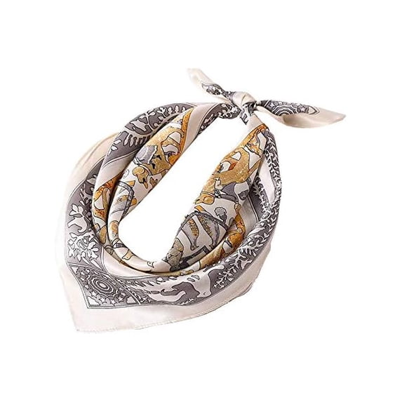 wonima10 100% Real Mulberry Silk Scarf -21'' x 21''- Lightweight ...