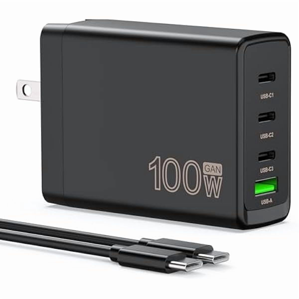 wonima10 100W USB C Charger Block,4-Port GaN Fast Charger Compatible ...