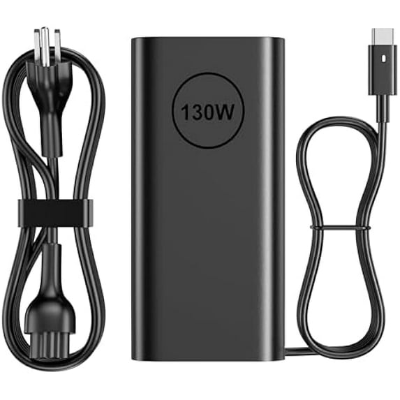 wonima10 130W USB C Laptop Charger Compatible with Dell XPS 15 17 2in1 ...