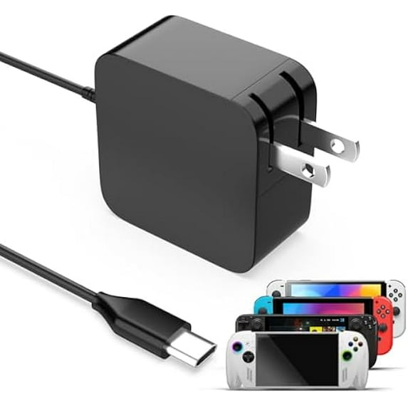 wonima10 65W USB C Charger Compatible with ASUS ROG Xbox Ally X R1 Z1 ...