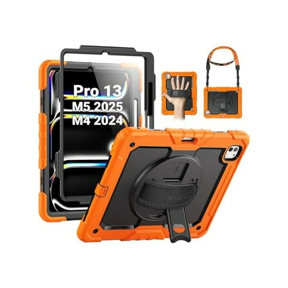 wonima10 Case for iPad Pro 13 Inch M5 2025 / M4 2024, Heavy Duty ...
