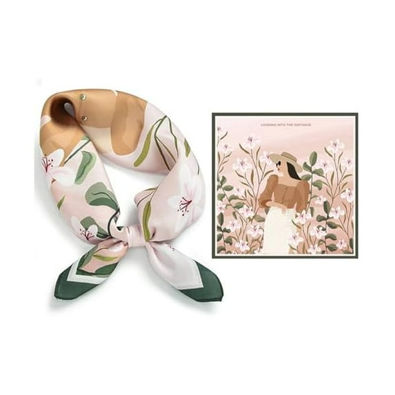 wonima10 Fashion Hair Scarf for Women Soft Silk Feeling Head Scarves ...