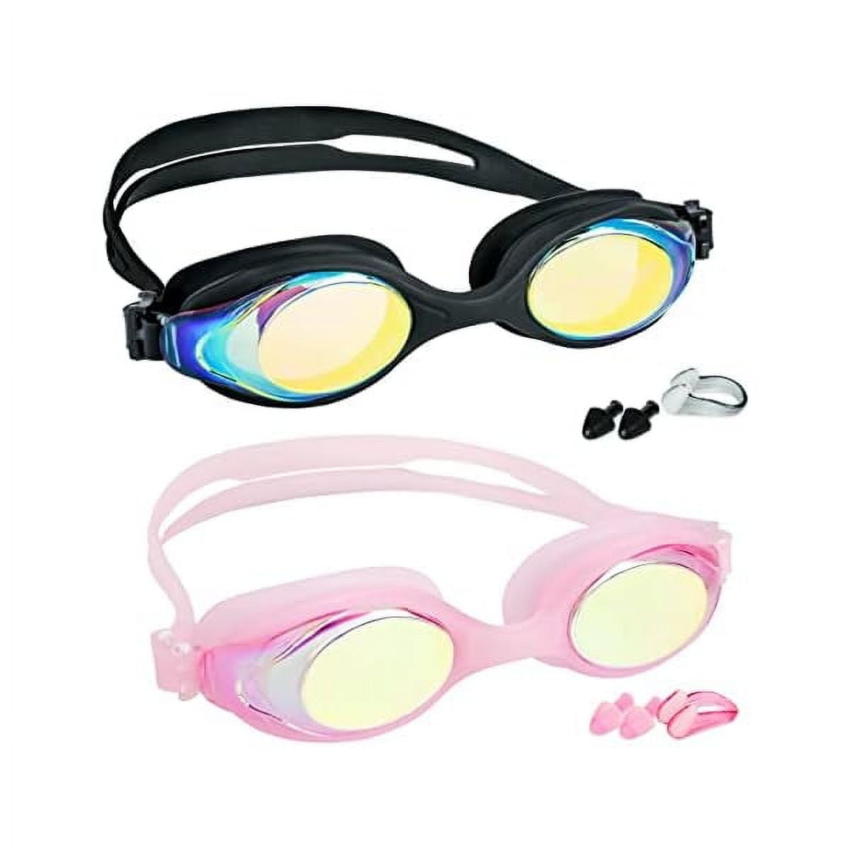 wonima10 Kids Swim Goggles - 2 Pack Swimming Goggles Anti Fog No Leaking For Kids Age 3-15 ...