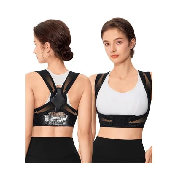 wonima10 Posture Corrector for Women Breathable Back Brace For Posture ...