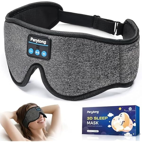 wonima10 Sleep Mask with Bluetooth 5.4 Headphones, 3D Contoured Sleep ...