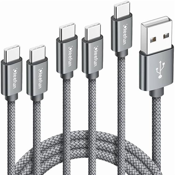 wonima10 USB C Cable, USB to USB C Cable, [5 Pack, 3/3/6/6/10 ft] Type ...