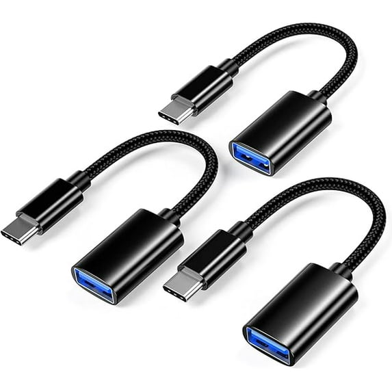 wonima10 USB C to USB 3.0 Adapter [3 Pack], USB C Male to USB Female ...
