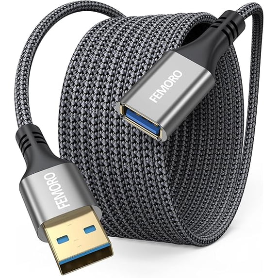 wonima10 USB Extension Cable 15 ft Long, Type A 3.0 Extender 5Gbps Data ...