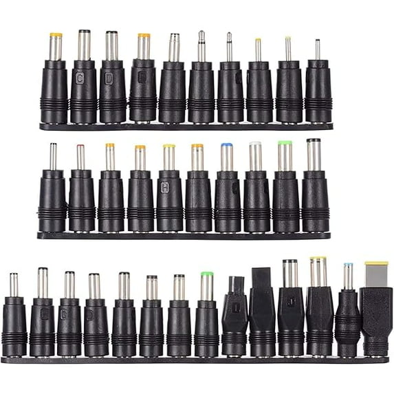 wonima10 Universal 34pcs DC Connectors Plug Kit DC Power Adapter ...