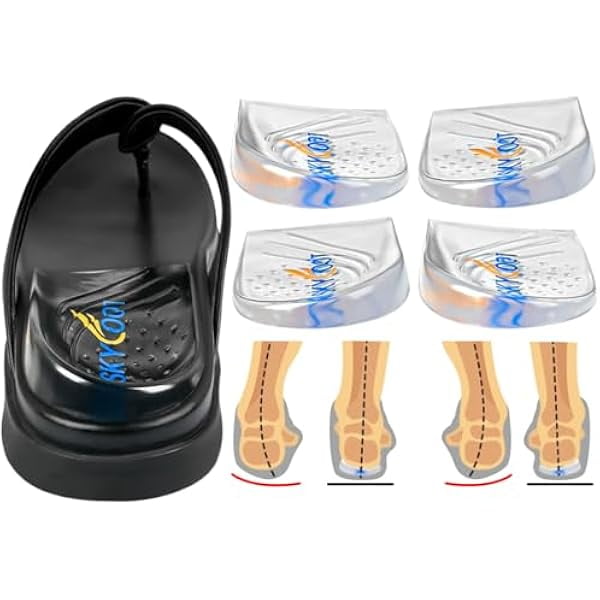 wonima66 2 Pairs Heel Wedges for Over Supination & Over Pronation, Re ...
