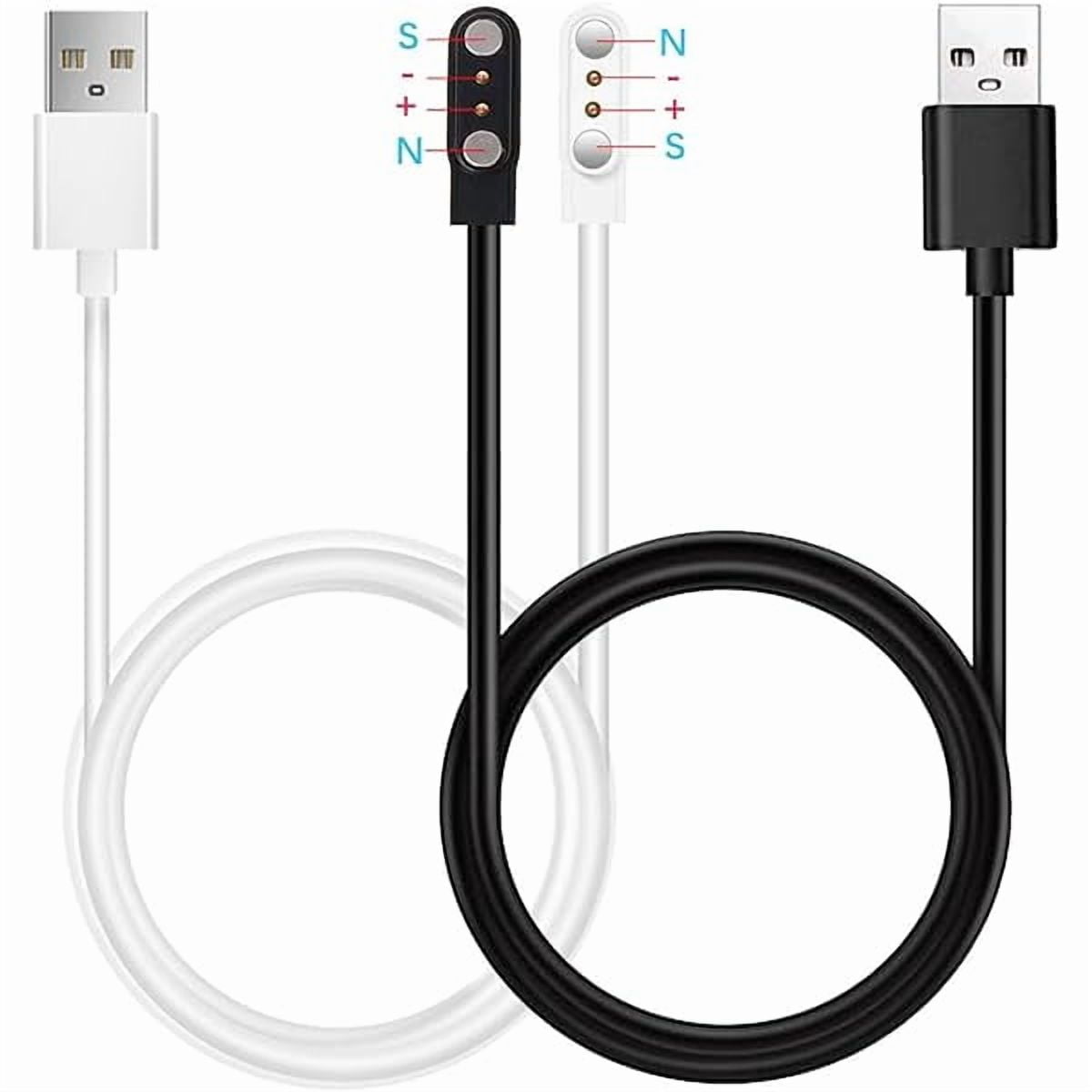 wonima66 2 Pin Chargers for IP68/IP67 Smart Watch Charger, 2-Pack ...