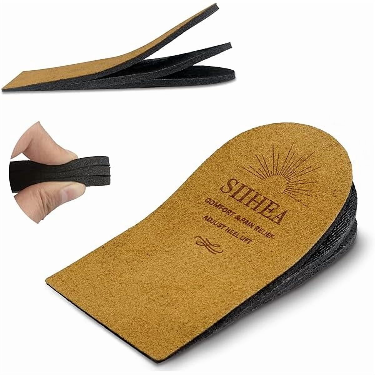 wonima66 Adjustable Heel Lifts Inserts, 1/8'' Height Increase Insoles ...