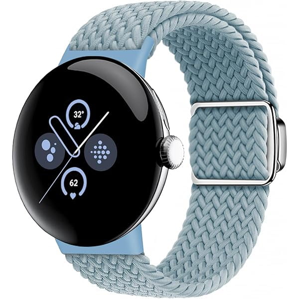 wonima66 Braided Magnetic Band Compatible with Google Pixel Watch 1/2/3 ...