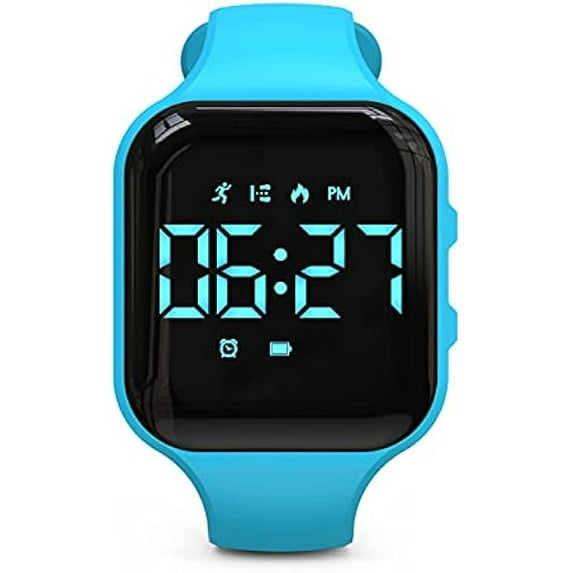 wonima66 Non-Bluetooth Led Fitness Tracker Watch,Digital Pedometer Watch,with Step Counting ...