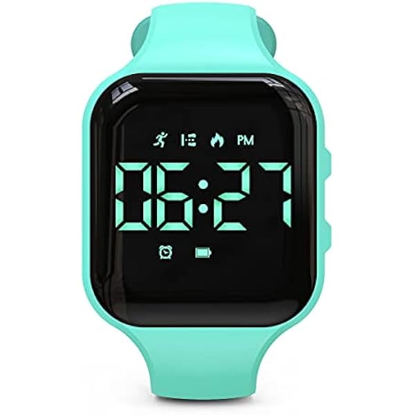 wonima66 Non-Bluetooth Led Fitness Tracker Watch,Digital Pedometer ...