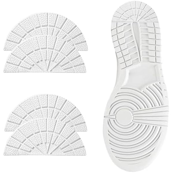 wonima66 Shoe Repair Rubber Heel Replacement, 4PCS Rubber Outsole Shoe ...
