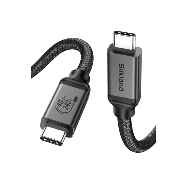 wonima66 USB 4 Cable for Long Thunderbolt 4 Cable 10FT, 40Gbps/8K ...