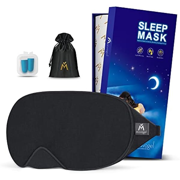 wonima66 Upgraded Sleep Mask for Men Women - Luxury Cotton Sleep Eye ...