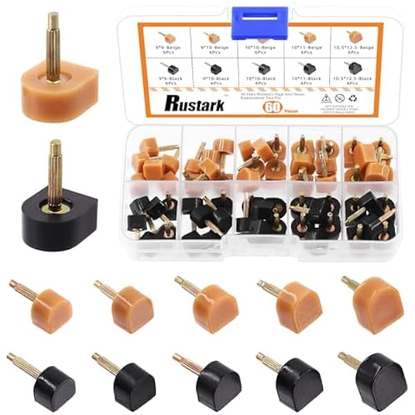 wonima88 30 Pairs High Heel Replacement Tips U Shaped Heel Repair Caps ...