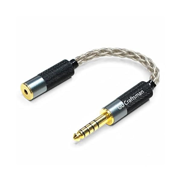 wonima88 4.4mm Balanced Male to 2.5mm Balanced Female Headphone Adapter ...