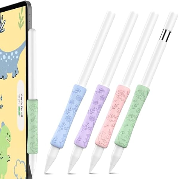 wonima88 4 Pack Cute Silicone Grips for Apple Pencil 2nd/USB-C/Pro ...