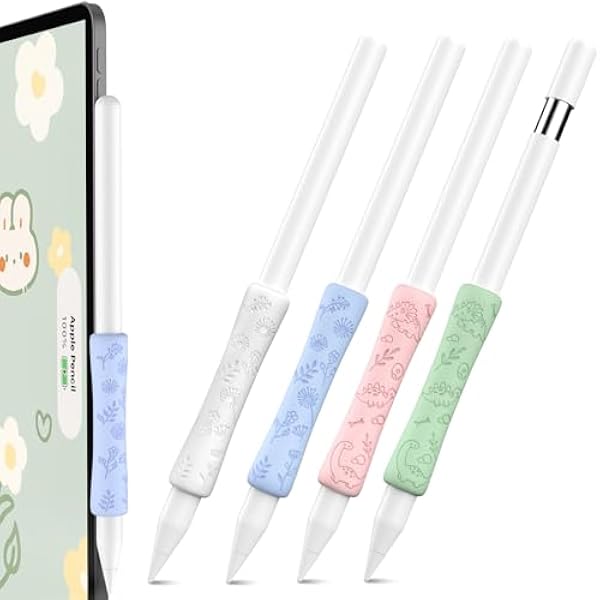 wonima88 4 Pack Cute Silicone Grips for Apple Pencil 2nd/USB-C/Pro ...