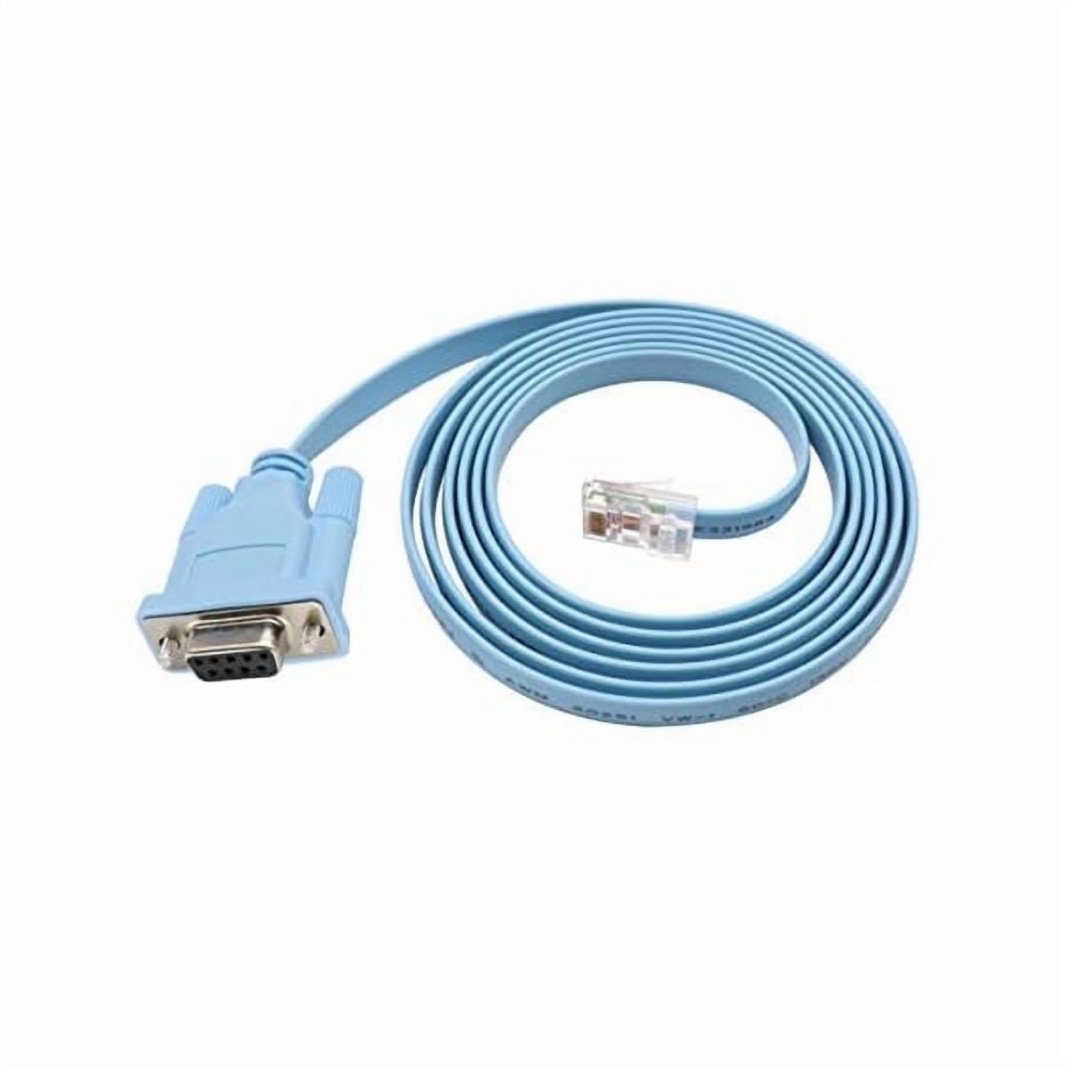 wonima88 Cisco Console Cable 9-pin DB9 Female Serial RS232 Port to RJ45 ...