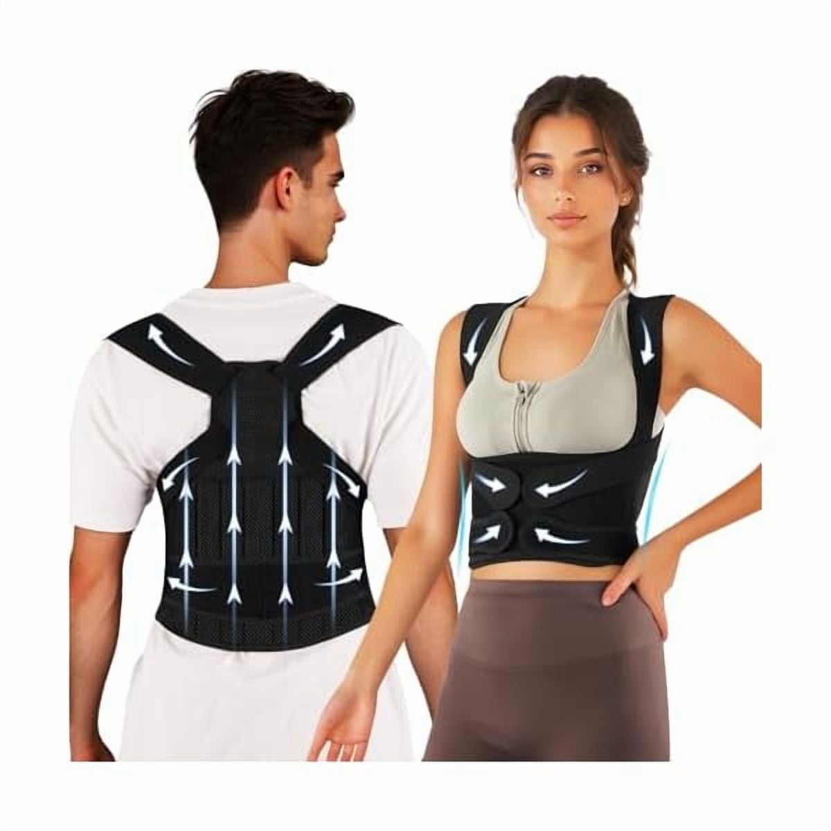 wonima88 Posture Corrector for Men - Back Brace with Enhanced Shoulder ...