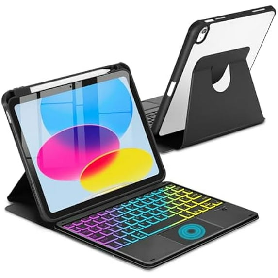 wonima88 Touchpad Keyboard Case for iPad (A16) 11th 10th Generation ...