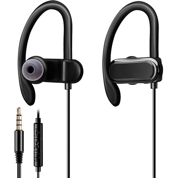 wonima88 [Upgraded Wired Earbuds Headphones with Secure Ear Hooks ...