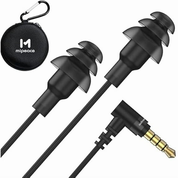 wonima88 Work Earbuds Headphones, Ear Plug Headphones for Work-Noise ...