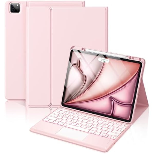 wonima88 iPad Air/Pro 12.9 Case Keyboard (M3/M2) - Magnetic Wireless ...