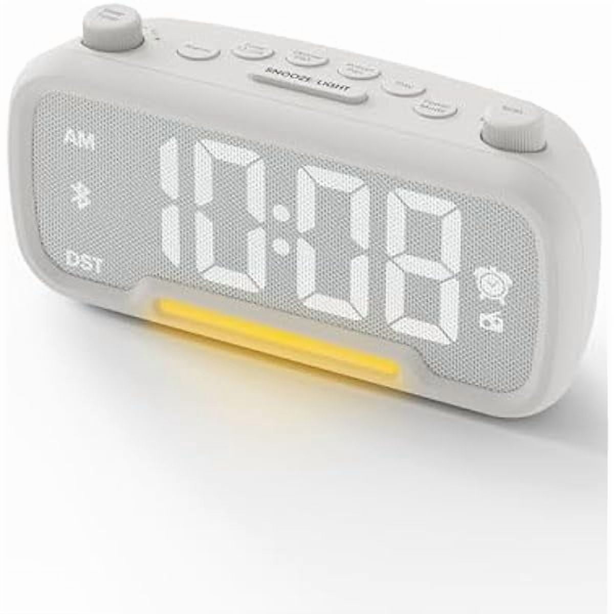 wonima99 Clock Radio, FM Radio Alarm Clock for Bedroom Modern Design ...