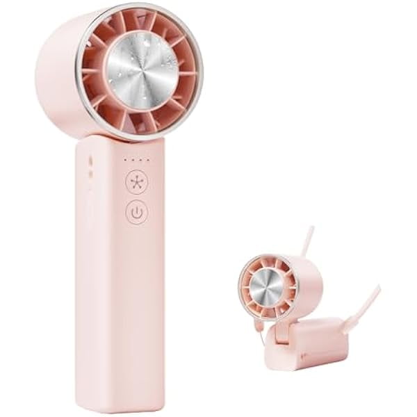 wonima99 Hand Held Fan - 4 Speeds Adjustable 4800mAh,Foldable ...