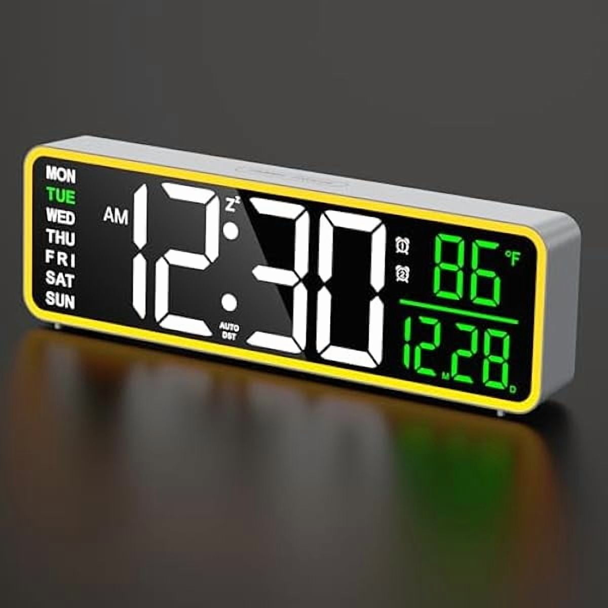 wonima99 Large Display Digital Alarm Clock for Bedrooms with Night ...