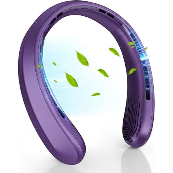 wonima99 Neck Fan, Portable Fan around Neck, 5200 mAh Battery Operated ...