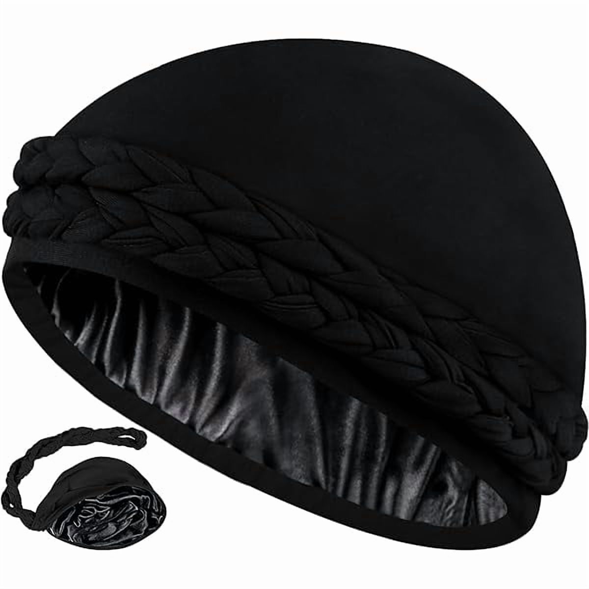 wonima99 Satin Lined Turban for Women Mens Halo Turban Silky Lined ...