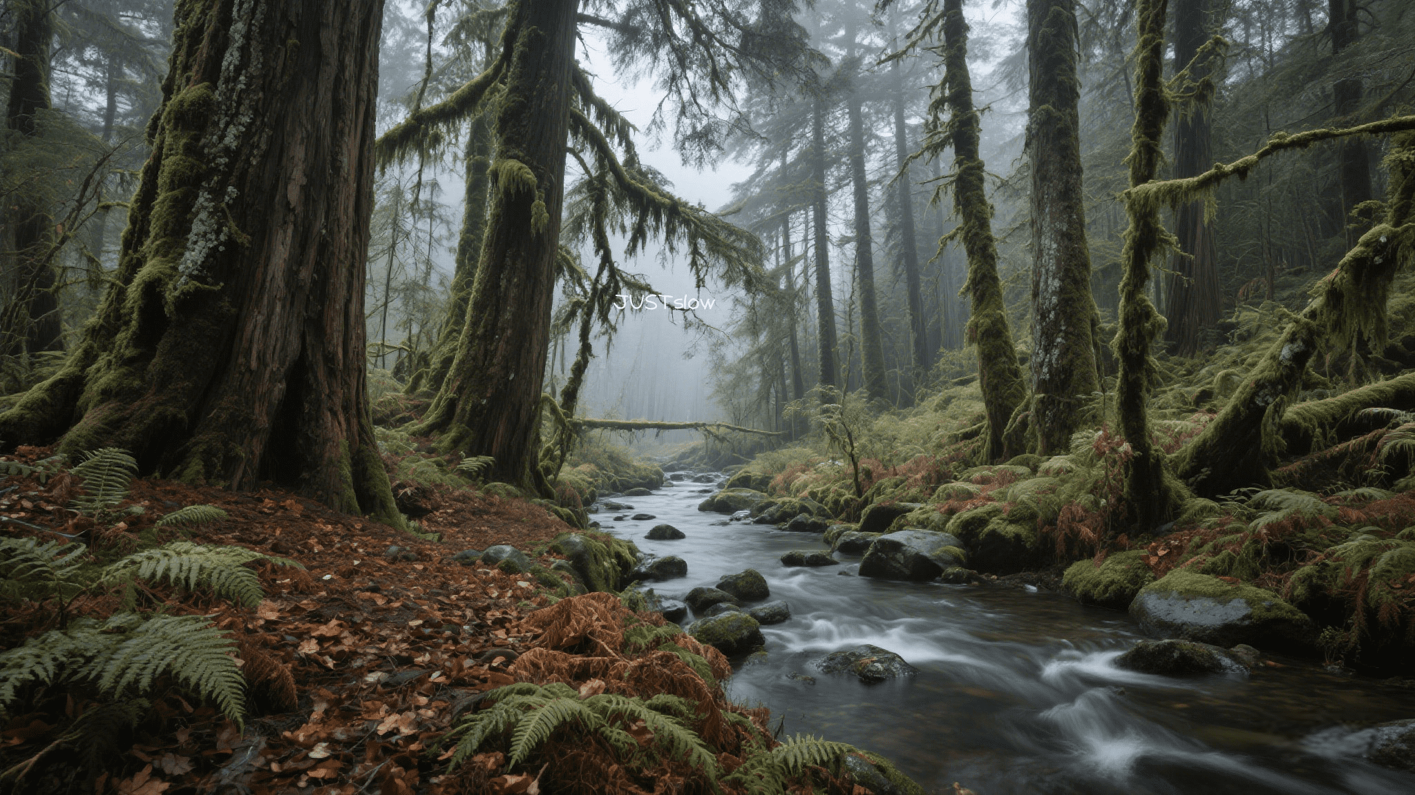 wooden puzzle A Corner of the Temperate Rainforest in Olympic National ...