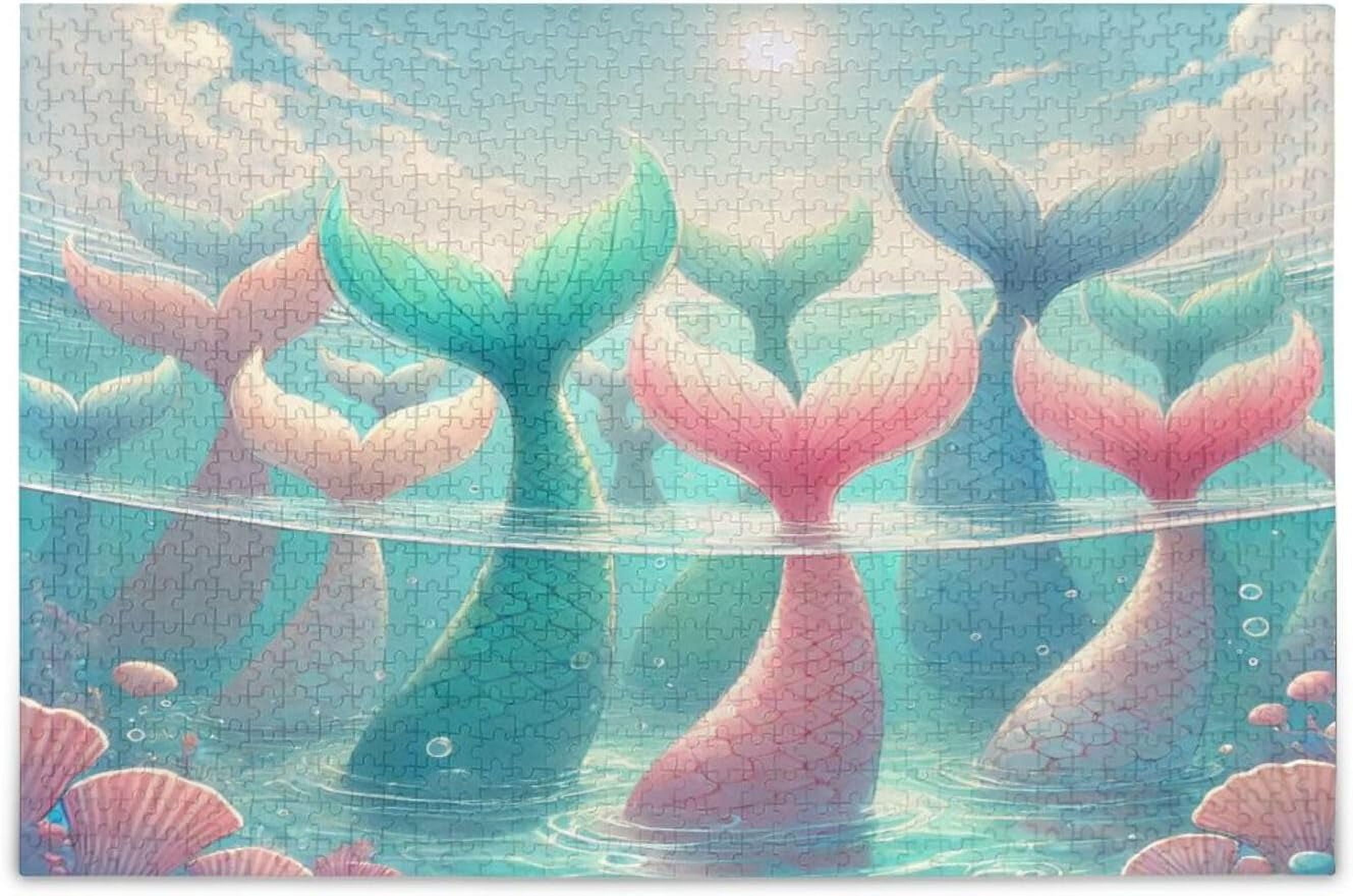 wooden puzzle Mermaid Tail Sea Hard Challenging Exercise Intellegent ...
