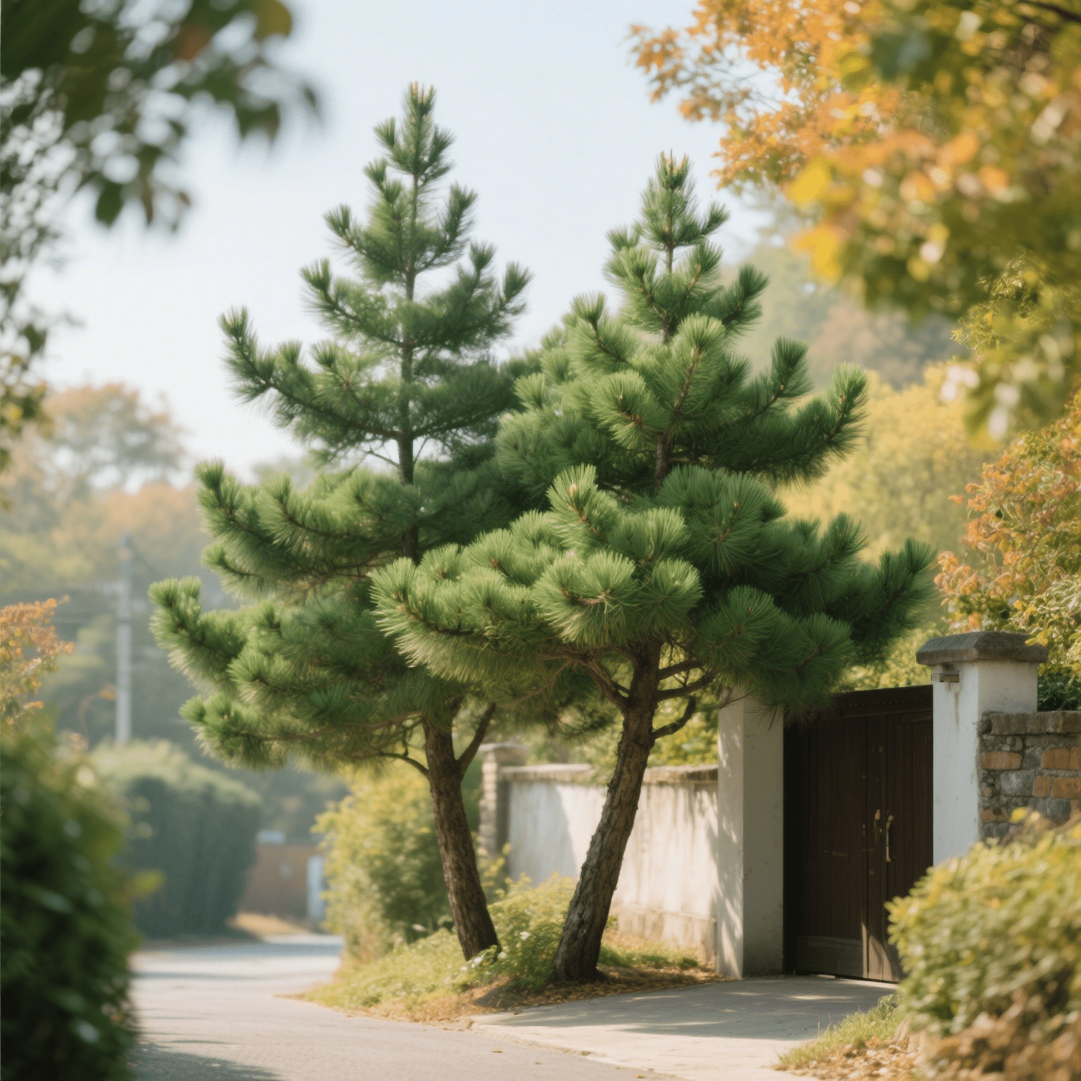 wooden puzzle Pine Trees in Autumn Hard Challenging Exercise ...